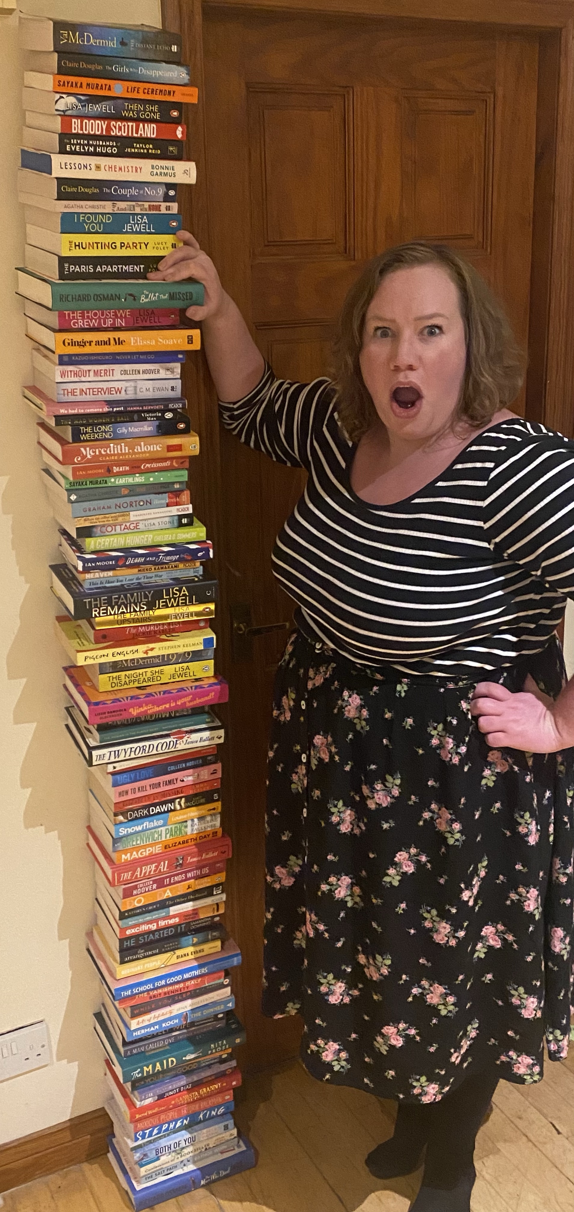 Reading my Height in Books: Challenge complete! – Recovery Through Reading